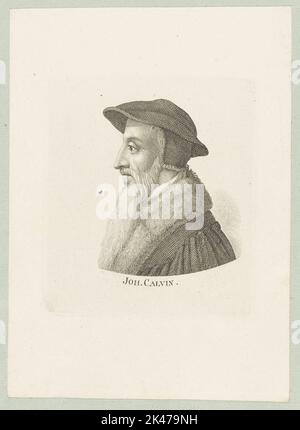 This 16th-century portrait of John Calvin, a prominent Protestant ...