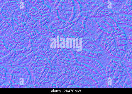 Mosaic background in normal map. 3D Illustration Stock Photo - Alamy