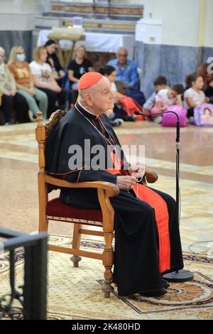 Pagani, Salerno, Italy. 30th Sep, 2022. Italian Cardinal Angelo ...