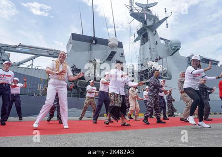 Denpasar, Bali, Indonesia. 30th Sep, 2022. The ship's Executive Officer ...