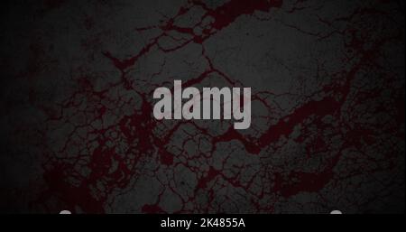 Image of cracks and scratches changing on black background. Horror ...