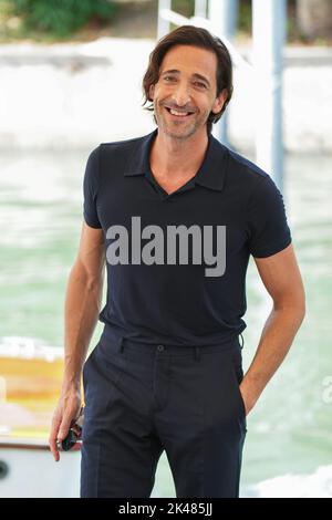 Adrien Brody is seen during the 79th Venice International Film Festival ...