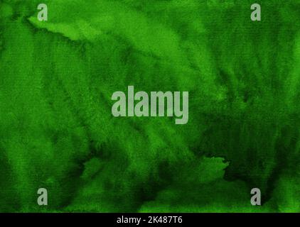 Watercolor deep poison green background texture Stock Photo - Alamy