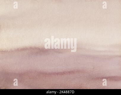 Watercolor light brown ombre background texture. Aquarelle abstract ...