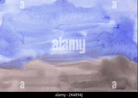 watercolor white brown background, stains abstract isolated ...