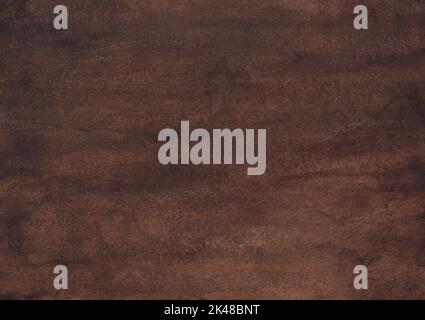 Watercolor dark brown background texture. Old grunge cinnamon brown ...