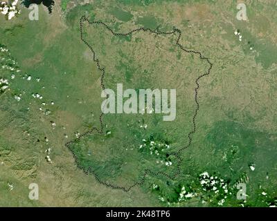 Dajabon, province of Dominican Republic. High resolution satellite map ...