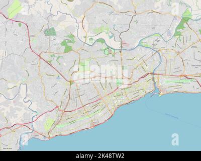 Distrito Nacional, national district of Dominican Republic. Open Street ...