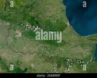 Duarte, province of Dominican Republic. Low resolution satellite map ...