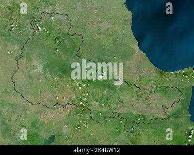 Duarte, province of Dominican Republic. High resolution satellite map ...