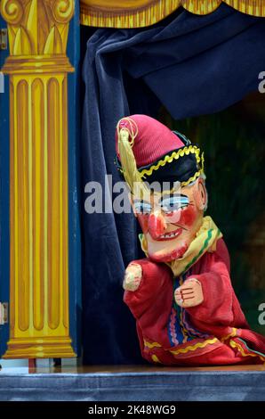 Traditional Punch and Judy hand puppets from Punch and Judy puppet show ...