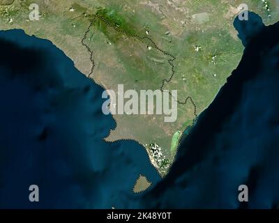 Pedernales, province of Dominican Republic. High resolution satellite ...