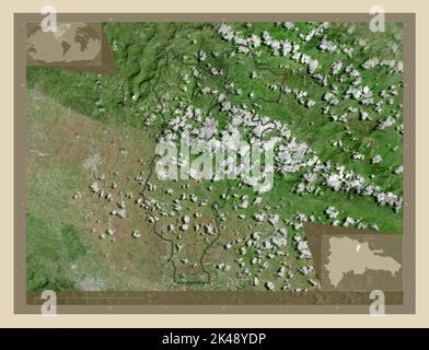 Salcedo, province of Dominican Republic. High resolution satellite map ...