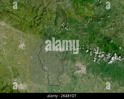 Salcedo, province of Dominican Republic. Low resolution satellite map ...