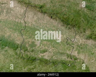 Valverde, province of Dominican Republic. Low resolution satellite map ...