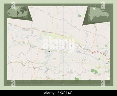 Valverde, province of Dominican Republic. Open Street Map. Locations ...