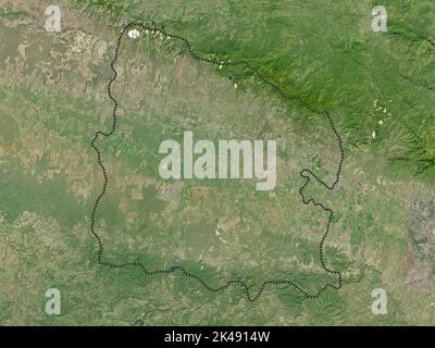 Valverde, province of Dominican Republic. High resolution satellite map ...