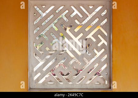 Photograph of traditional vietnam ventilation block pattern Stock Photo ...
