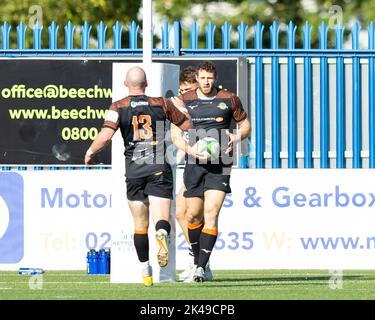 Jonah Holmes of Ealing Trailfinders during the The Championship match ...
