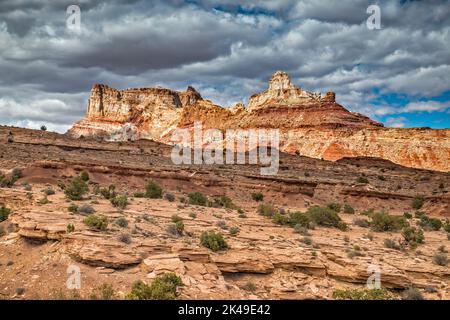 Temple Mountain, Sinbad Country, view from Temple Mountain Road, San ...