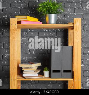 Image of wooden board with documents in office Stock Photo - Alamy