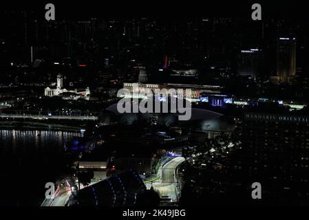 Singapore. 01st Oct, 2022. Sergio Perez (MEX) Red Bull Racing RB18 ...