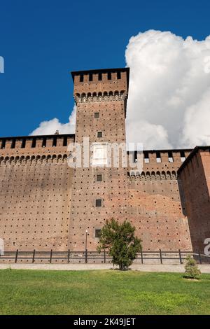 Milan, Sforza Castle XV century (Castello Sforzesco), Lombardy, Italy ...
