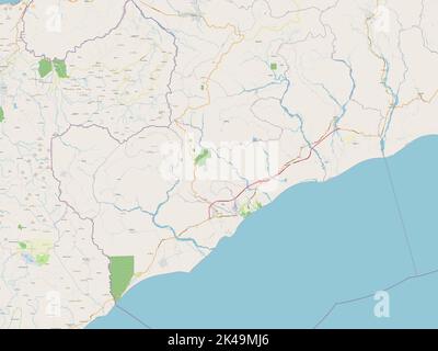 Covalima, municipality of East Timor. Open Street Map. Locations and ...
