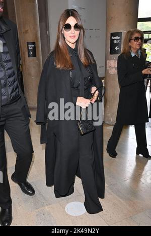 Monica Bellucci attends the Elie Saab show during Paris Fashion Week in ...