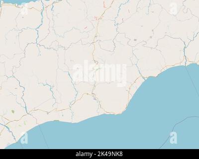 Viqueque, municipality of East Timor. Open Street Map. Locations and ...