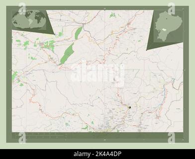 Canar, province of Ecuador. Open Street Map Stock Photo - Alamy