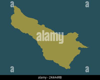 Carchi, province of Ecuador. Solid color shape. Locations and names of ...