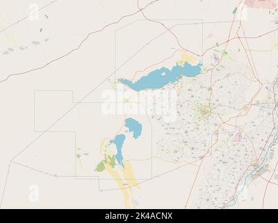Al Fayyum, governorate of Egypt. Open Street Map. Locations and names ...