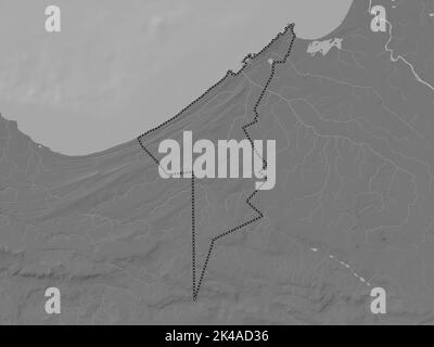 Al Iskandariyah, governorate of Egypt. Elevation map colored in wiki ...