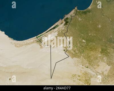 Al Iskandariyah, governorate of Egypt. Low resolution satellite map ...