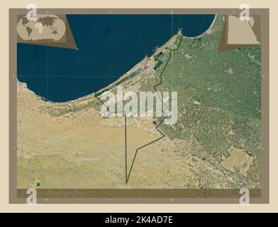 Al Iskandariyah, governorate of Egypt. High resolution satellite map ...