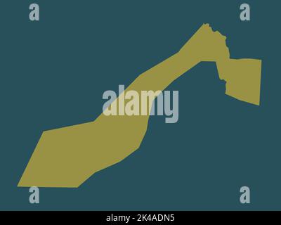 Al Jizah, governorate of Egypt. Solid color shape. Locations and names ...