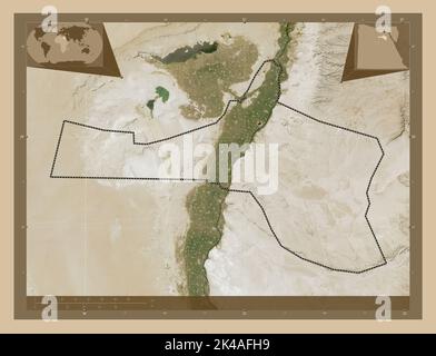 Bani Suwayf, governorate of Egypt. Low resolution satellite map Stock ...