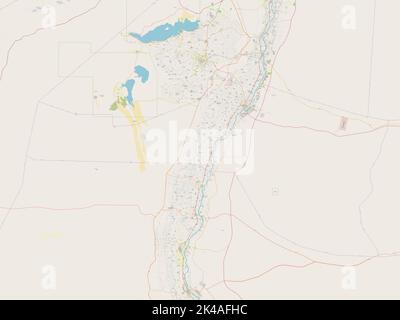 Bani Suwayf, governorate of Egypt. Open Street Map. Corner auxiliary ...