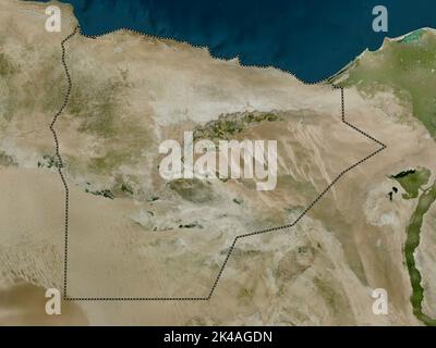 Matrouh, governorate of Egypt. High resolution satellite map. Corner ...