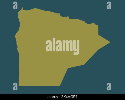 Matrouh, governorate of Egypt. Solid color shape. Locations and names ...