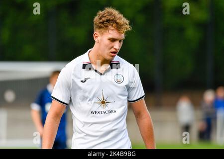 Swansea, Wales. 1 October 2022. Iwan Morgan of Swansea City under ...