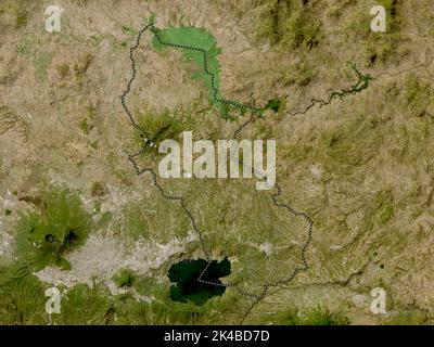 Cuscatlan, department of El Salvador. Low resolution satellite map ...