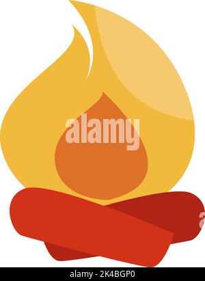 bonfire camping icon Stock Vector Image & Art - Alamy
