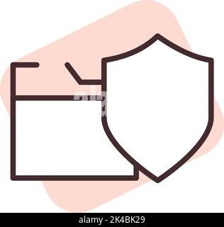 Cyber security vector line icons. Privacy and internet protection icon ...