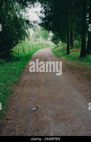 Along the pilgrimage route between Hoff and Balke medieval churches on ...