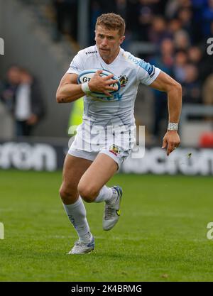 Sale, UK. 1st October 2022 ; AJ Bell Stadium, Sale, England; Gallagher ...