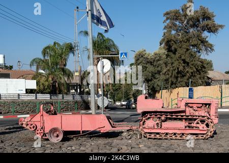 Old tractor in northern Israel village used as a symbol of its ...