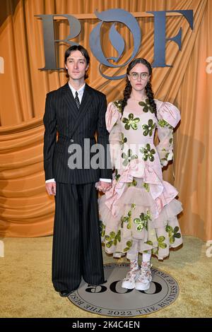 Sam Hine, Ella Emhoff attends the BoF500 gala during Paris Fashion Week ...