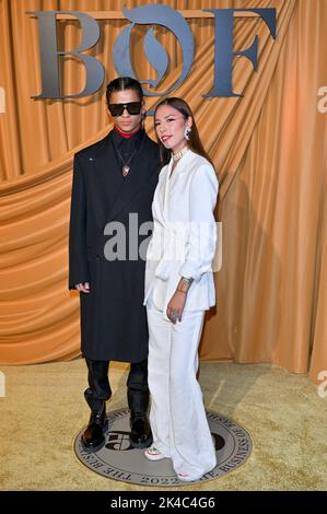 Guests attends the BoF500 gala during Paris Fashion Week in Paris ...